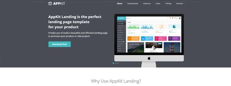 20 Free Html Landing Page Templates - Codes And Design