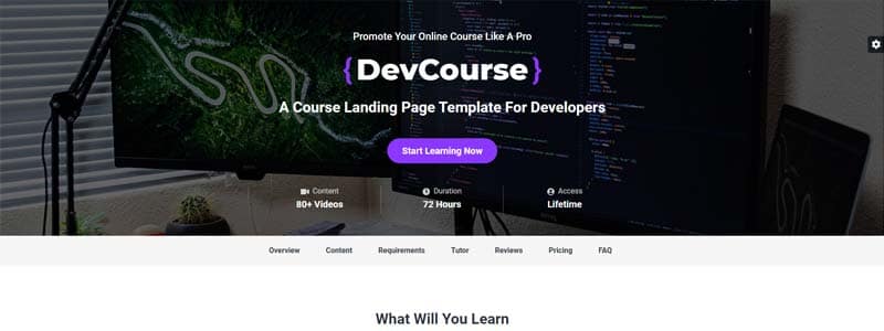 20 Free Html Landing Page Templates - Codes And Design
